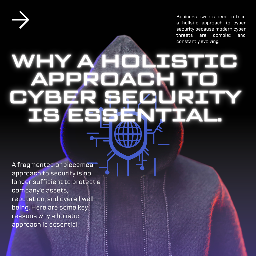 Why a holistic approach to Cyber Security is essential.
